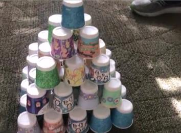Largest Dixie Cup Pyramid | World Record | Nature Discovery