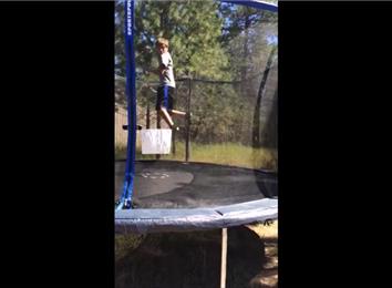 Most 360-Degree Spins On A Trampoline In One Minute | World Record ...