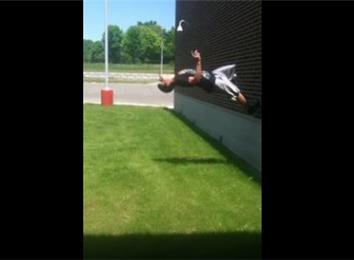 Most Wall Flips In 15 Seconds | World Record | Caleb Pranger