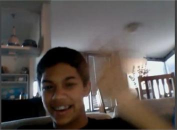 Most Waves At A Computer Camera In 30 Seconds | World Record | Elijah King