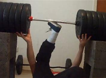 Longest Time Balancing A 300-Pound Barbell On One Foot And Hands ...