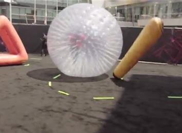 Fastest Time To Complete An Obstacle Course While In A Zorb | World ...