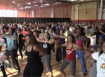 Largest Zumba Class In New York City | World Record | Joseph Gillette